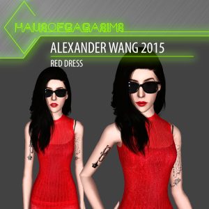 2015 RED DRESS – The Sims 3 Catalog