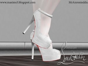3D Peep Toe Ankle Strap Shoes – The Sims 3 Catalog