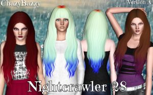 Nightcrawler 28 hairstyle retextured - The Sims 3 Catalog
