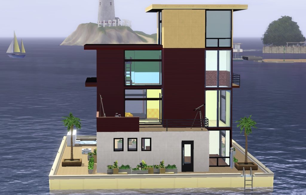 Almost everything you could want modern houseboat - The Sims 3 Catalog