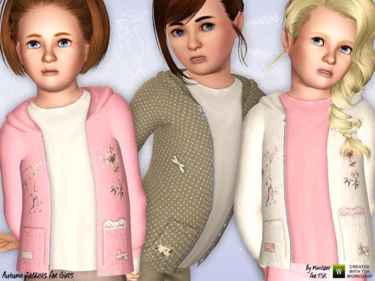 Autumn Jacket for Girls - The Sims 3 Catalog