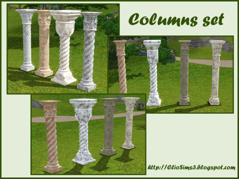Columns set – The Sims 3 Catalog