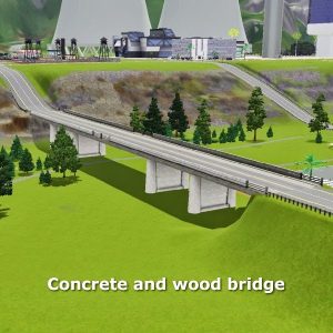 Concrete and wood bridge – The Sims 3 Catalog