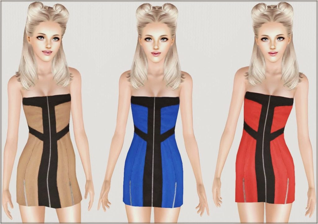 Cotton mini dress – The Sims 3 Catalog