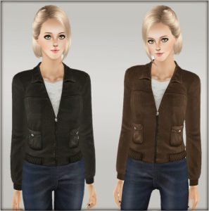 Leather jacket-IRO – The Sims 3 Catalog