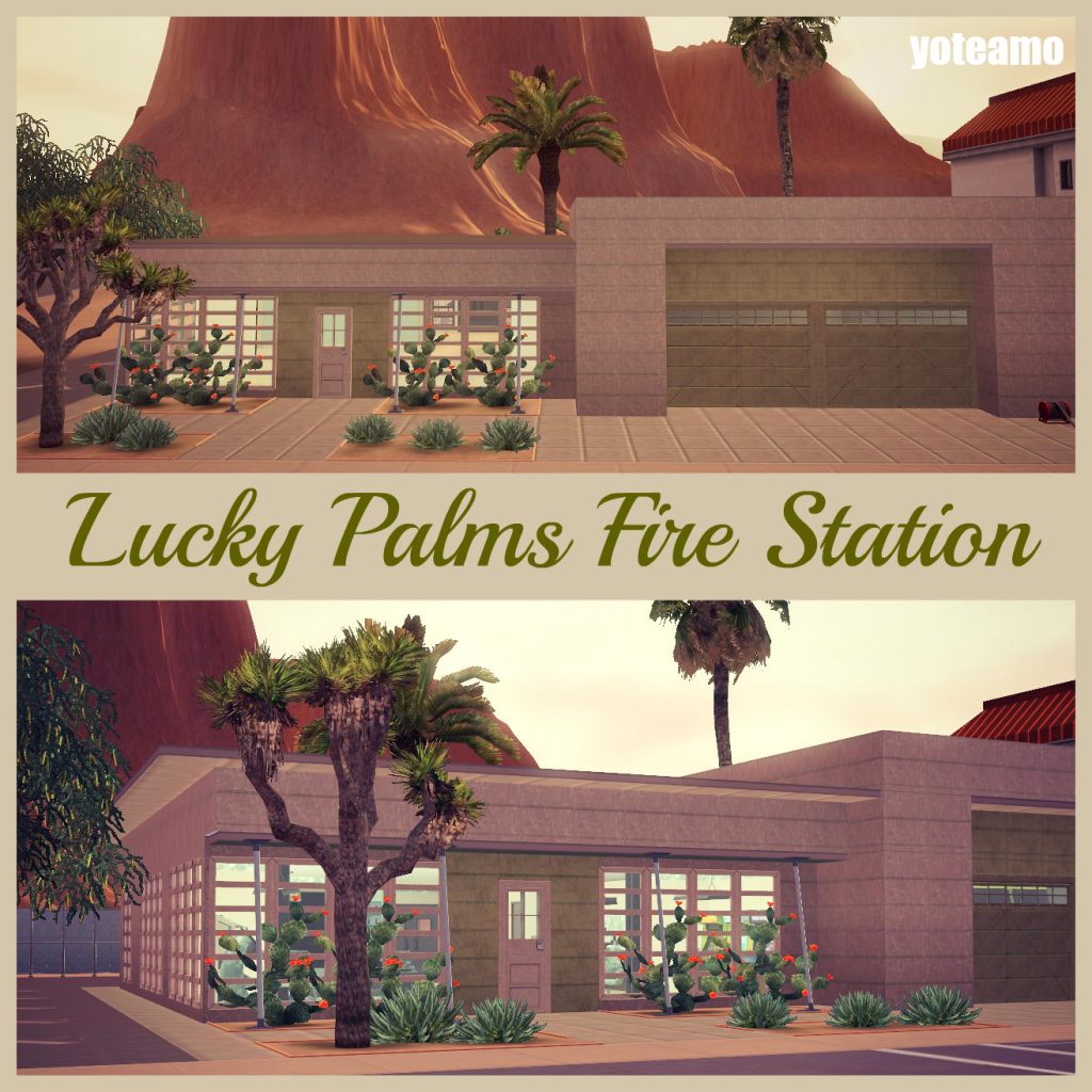 Lucky Palms Fire Station – The Sims 3 Catalog