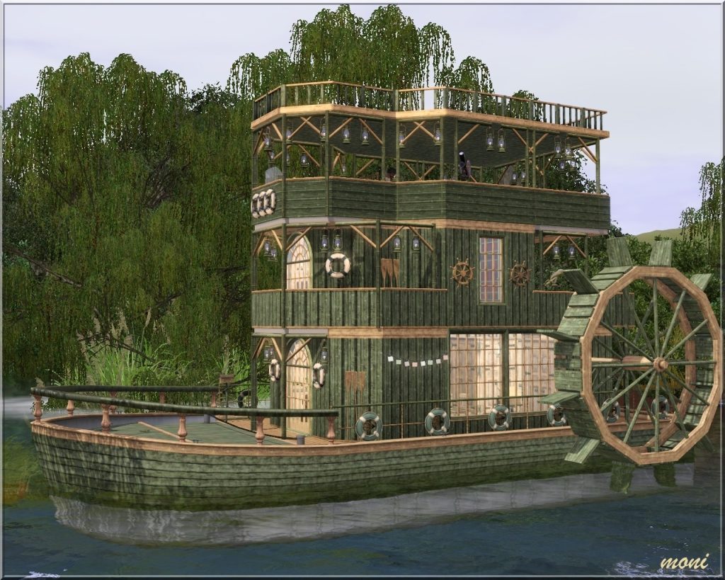 River Houseboat – The Sims 3 Catalog