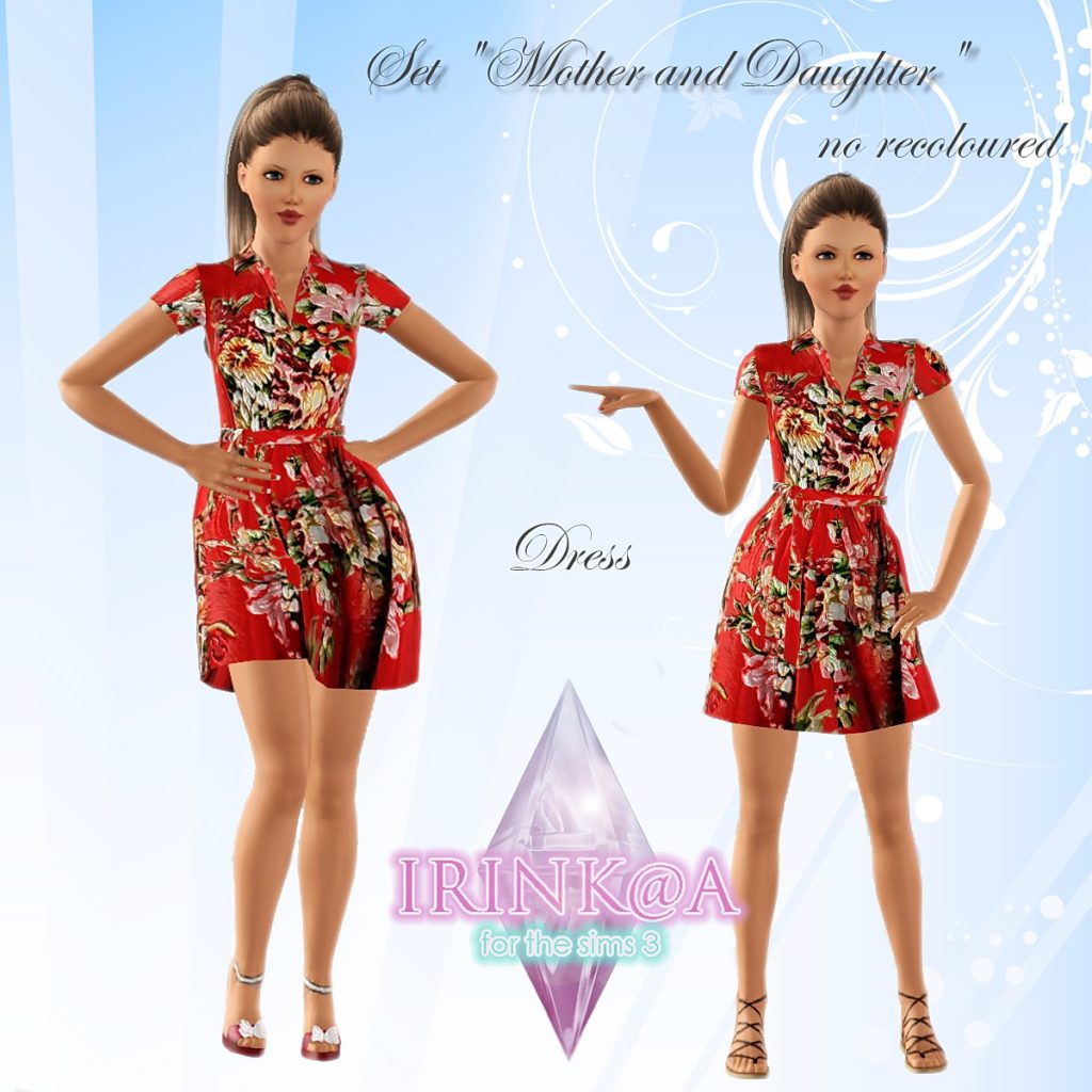 Set Mother and Daughter_1 - The Sims 3 Catalog