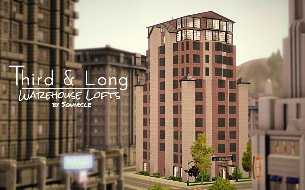 Third and Long Warehouse Lofts – The Sims 3 Catalog