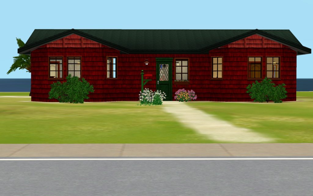 Traditional Cape Cod Cottage, Inexpensive - The Sims 3 Catalog