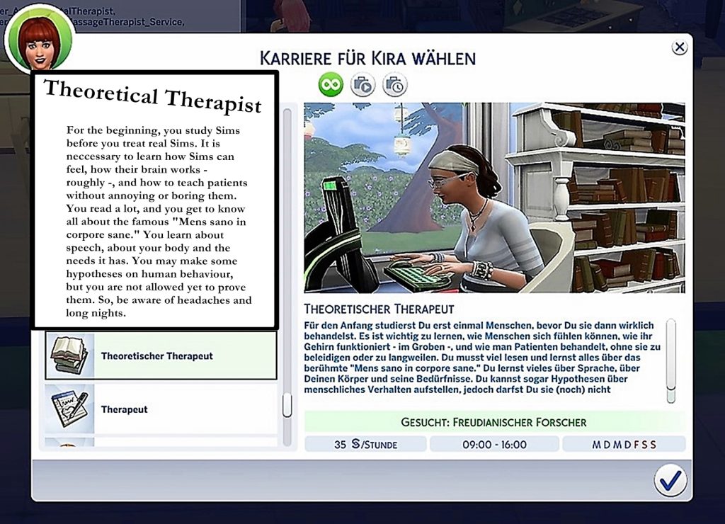 Helene912's Mental Therapist Career - The Sims 4 Catalog