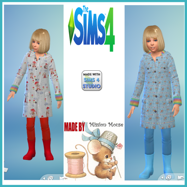 MM-RC-ChildRainCoat - The Sims 4 Catalog