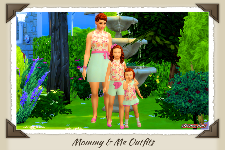 Mommy & Me Outfits - The Sims 4 Catalog