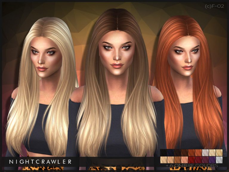 Nightcrawler_(c)AF_Hair02 - The Sims 4 Catalog