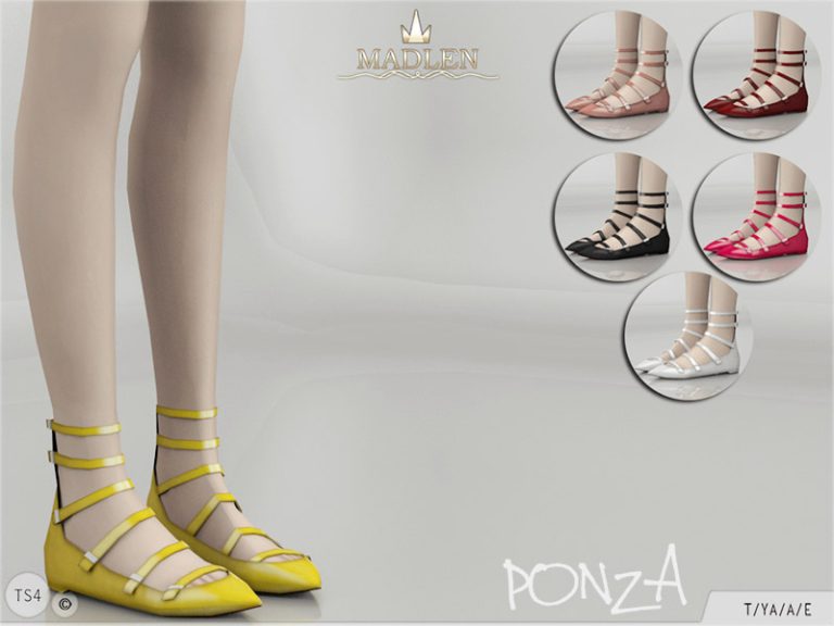 Madlen Ponza Shoes - The Sims 4 Catalog