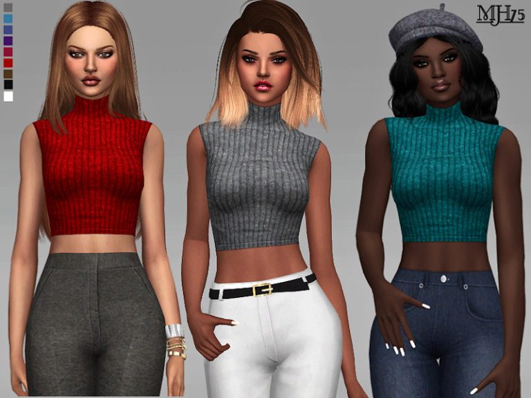S4 Shanice Top - The Sims 4 Catalog