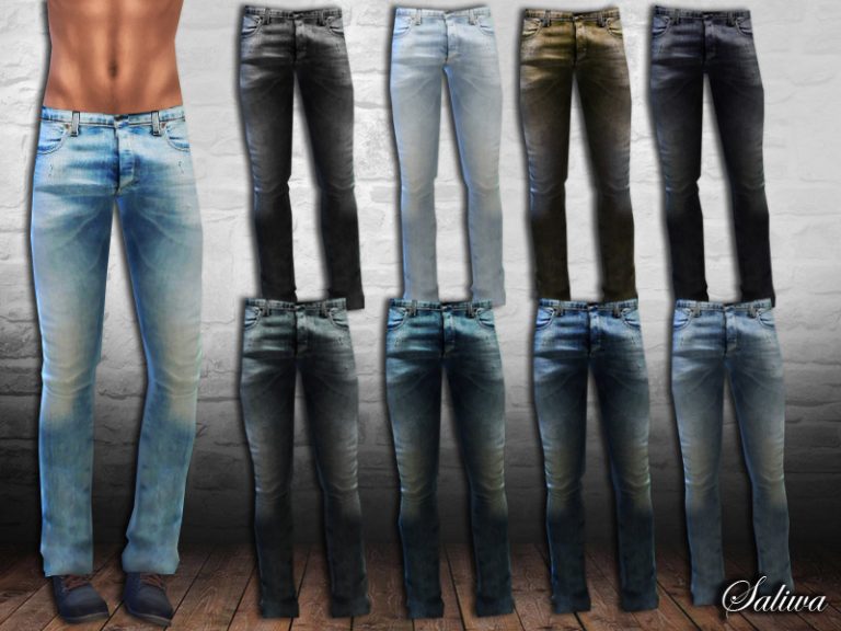 Men Fit Realistic Jeans - The Sims 4 Catalog