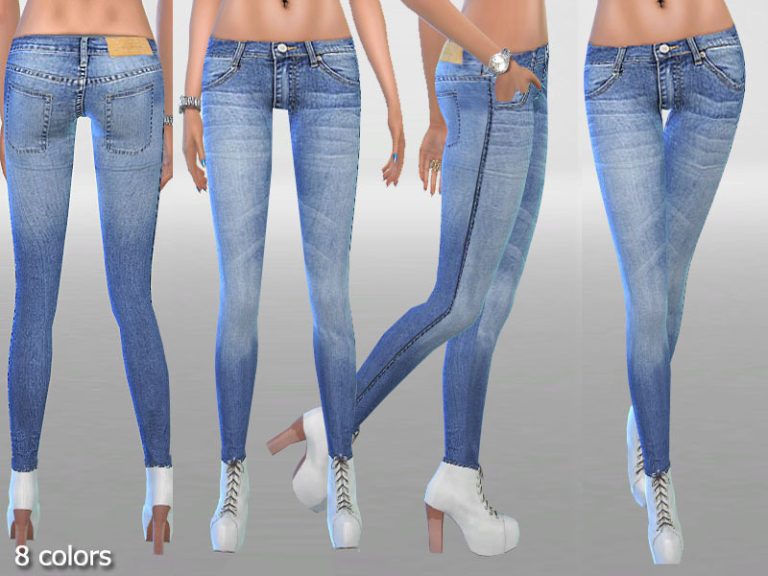 Low Rise Skinny Denim 02 - The Sims 4 Catalog