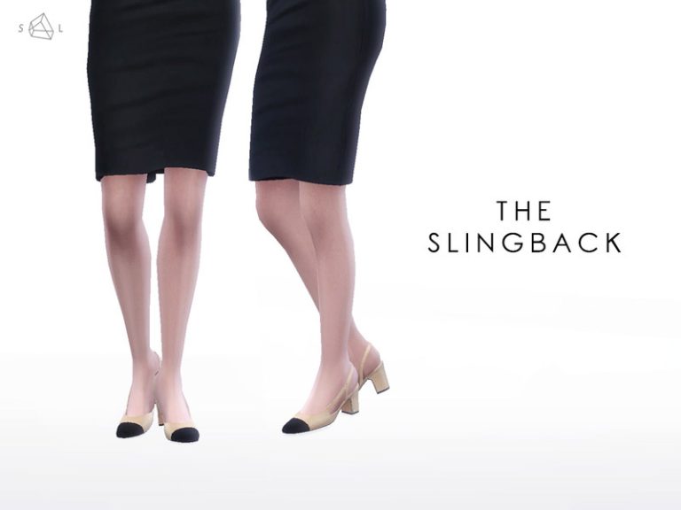 The Slingback Pumps - The Sims 4 Catalog
