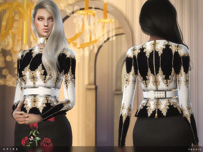 toksik - Spire Top - The Sims 4 Catalog
