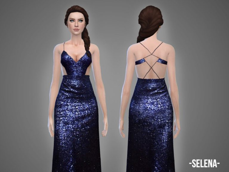 Selena - gown (as seen on Selena Gomez) - The Sims 4 Catalog