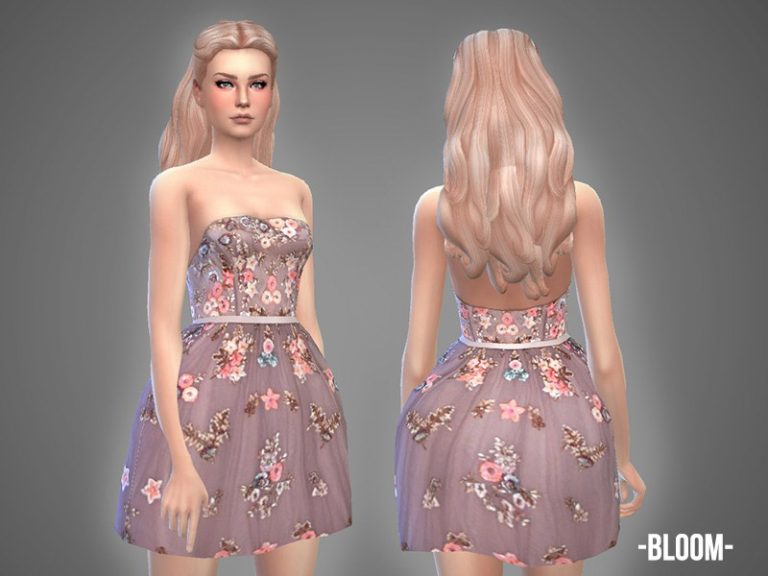 Bloom - dress - The Sims 4 Catalog