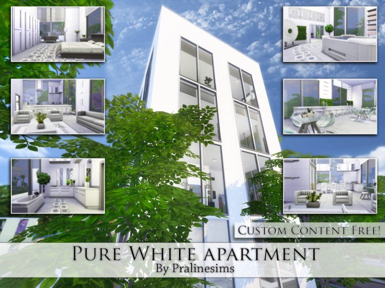 Pure White Apartment - The Sims 4 Catalog
