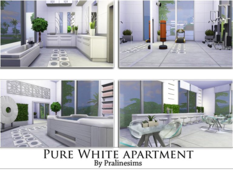 Pure White Apartment - The Sims 4 Catalog