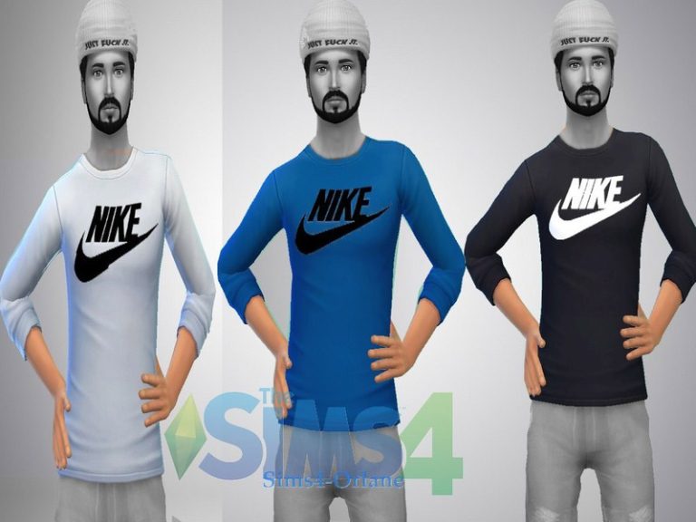 Sweater NIKE men - The Sims 4 Catalog