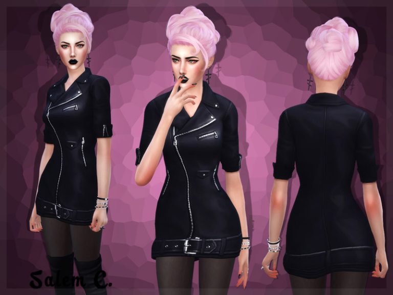 Biker dress - The Sims 4 Catalog