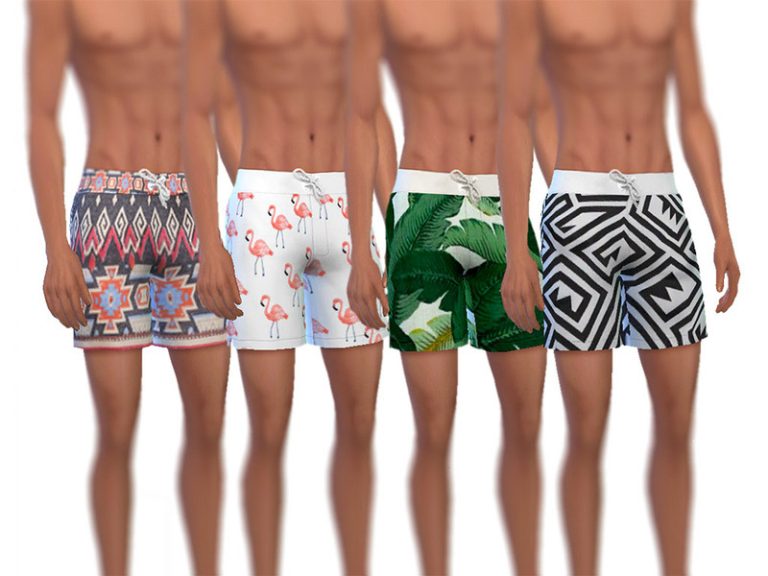 Mens Swim Trunks - The Sims 4 Catalog