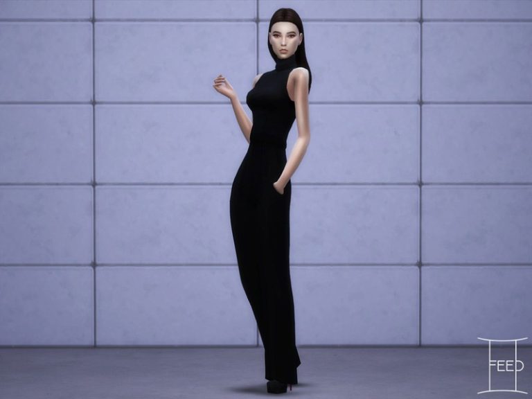Gemini Feed jumpsuit by Watson349 - The Sims 4 Catalog