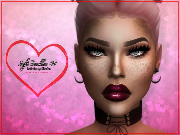 Soft Freckles 01 - BABEXSIM - The Sims 4 Catalog