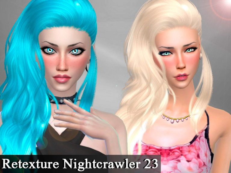 Retexture Hair Nightcrawler 23 - mesh needed - The Sims 4 Catalog