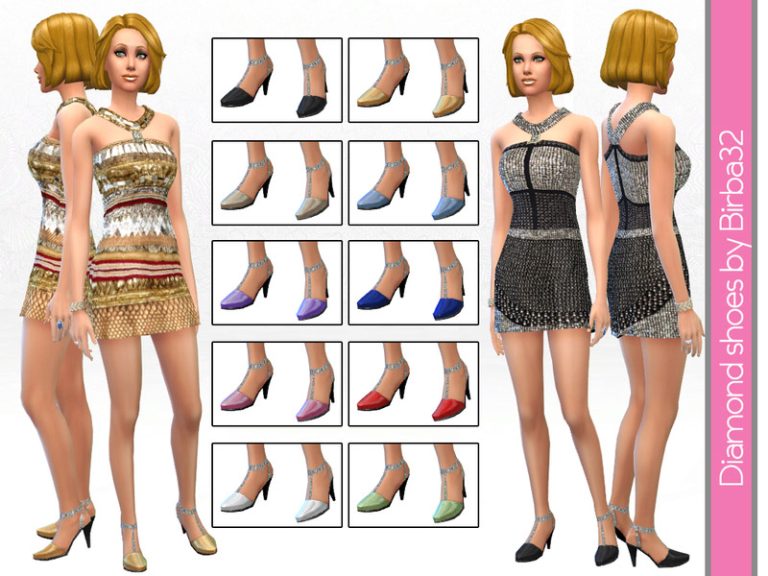 Diamond Shoes - The Sims 4 Catalog