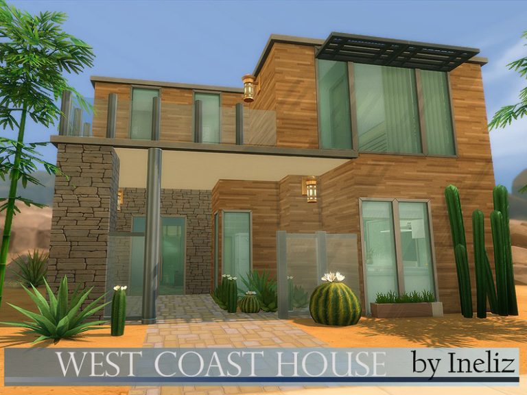 West Coast House - The Sims 4 Catalog