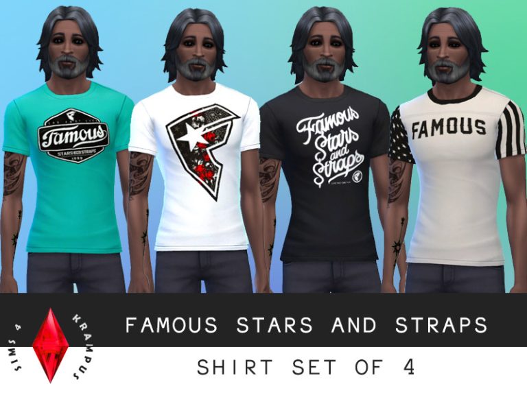 Famous Stars and Straps Shirts - The Sims 4 Catalog