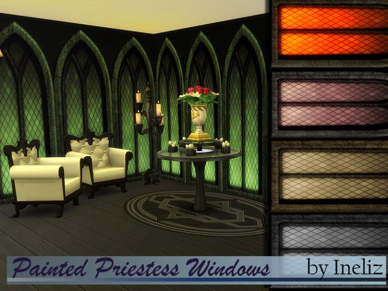 Painted Priestess Windows - The Sims 4 Catalog
