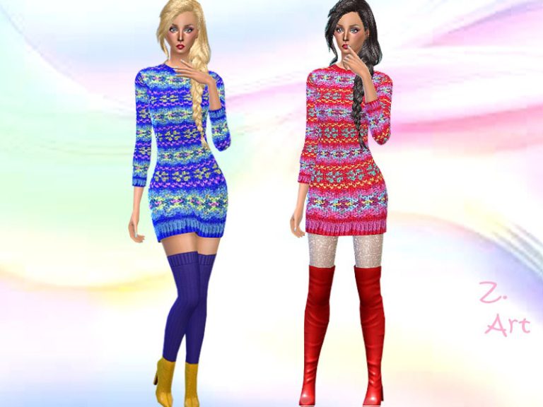 Colorful Knitting - The Sims 4 Catalog
