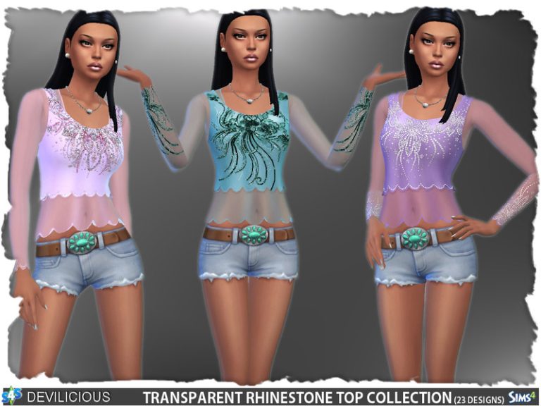 Transparent Top Collection - The Sims 4 Catalog