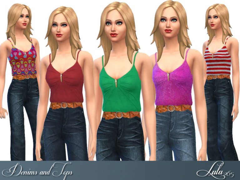 Denims and Tops - The Sims 4 Catalog