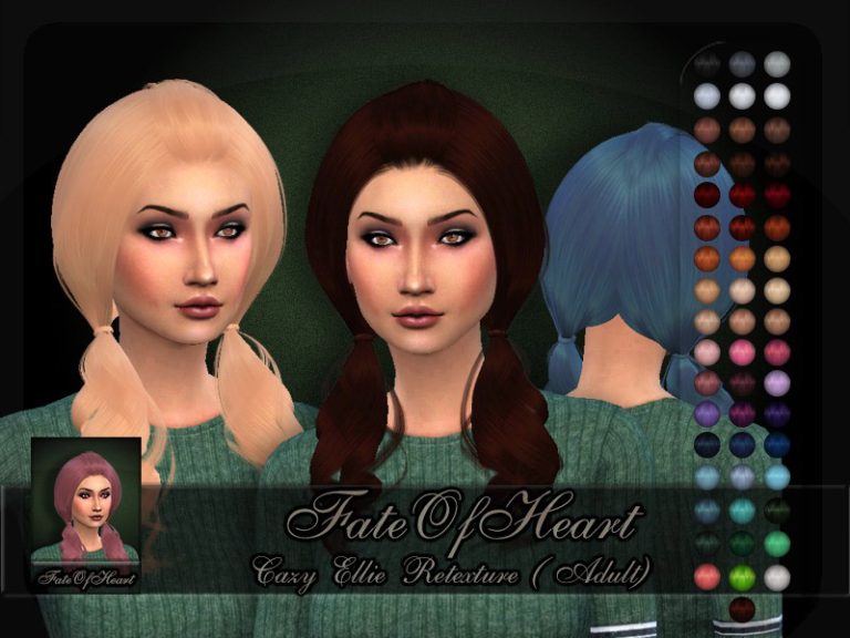 FateOfHeart - Cazy Ellie Retexture (Adult) Mesh Needed - The Sims 4 Catalog