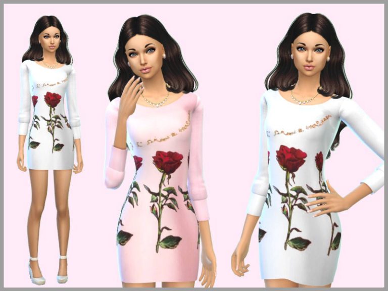 Roses Dress - The Sims 4 Catalog