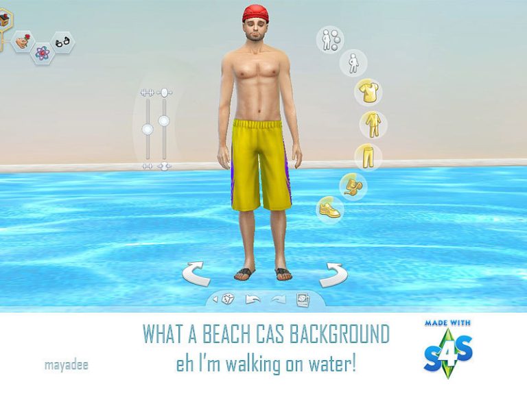 What A Beach! CAS BACKGROUND - The Sims 4 Catalog