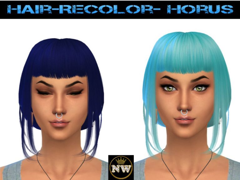 Hair Recolor- Horus - mesh needed - The Sims 4 Catalog