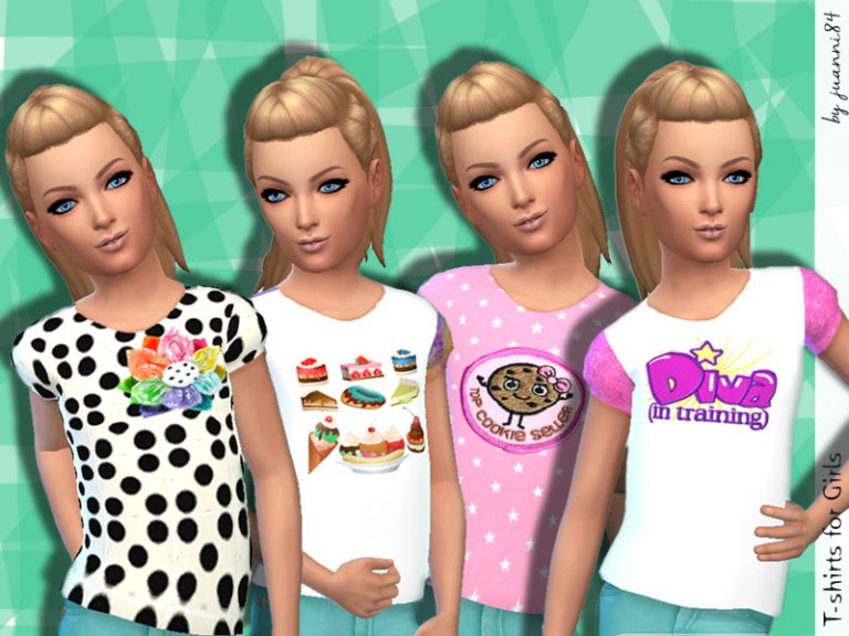 T-shirts for Girls - The Sims 4 Catalog
