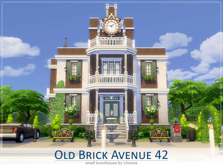 Old Brick Avenue 42 - the Clock House - The Sims 4 Catalog