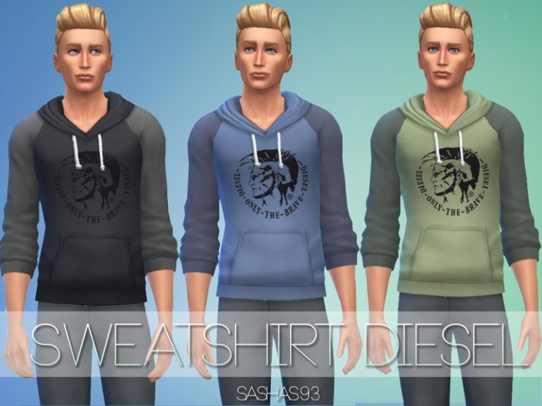 Sweatshirt Diesel - The Sims 4 Catalog