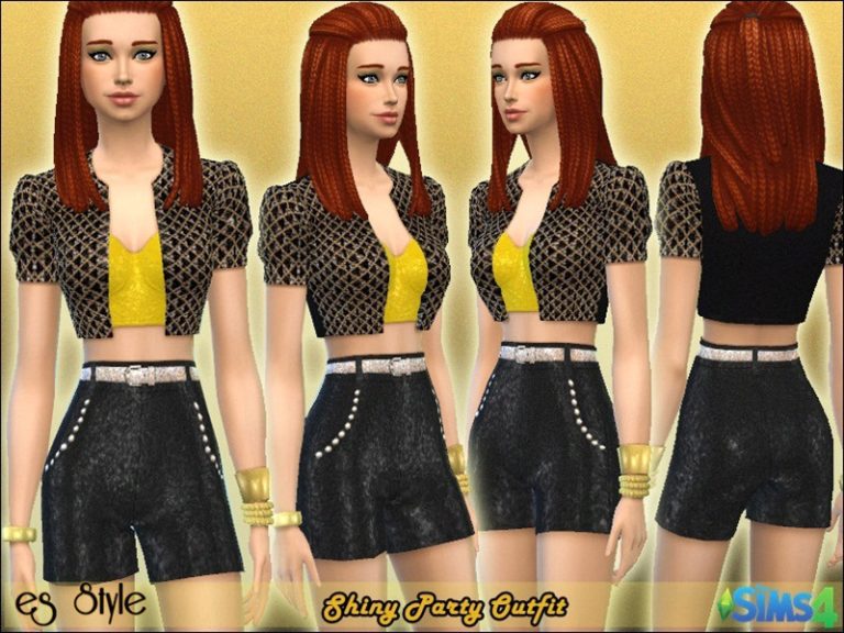 Shiny Party Outfit - The Sims 4 Catalog