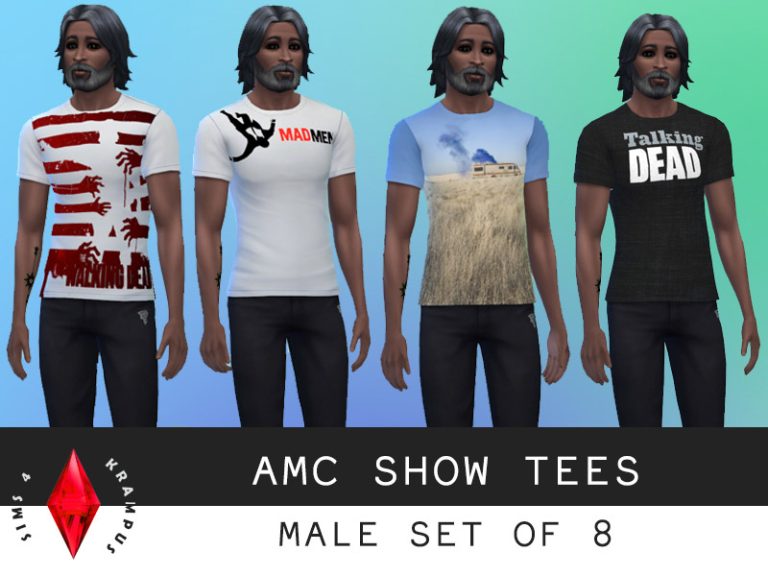 Set of 8 AMC Show Tees - The Sims 4 Catalog